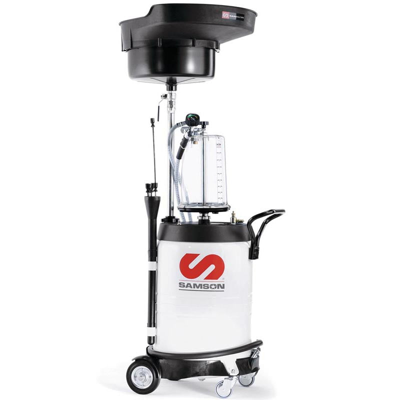 27 Gallon Waste Oil Suction Drain, Chamber, Collection Bowl, Wand Kit ...