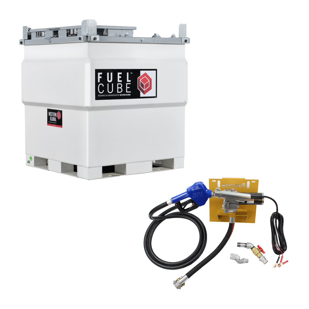 243 Gallon FuelCube with Diesel Pump Kit | Proformance Supply