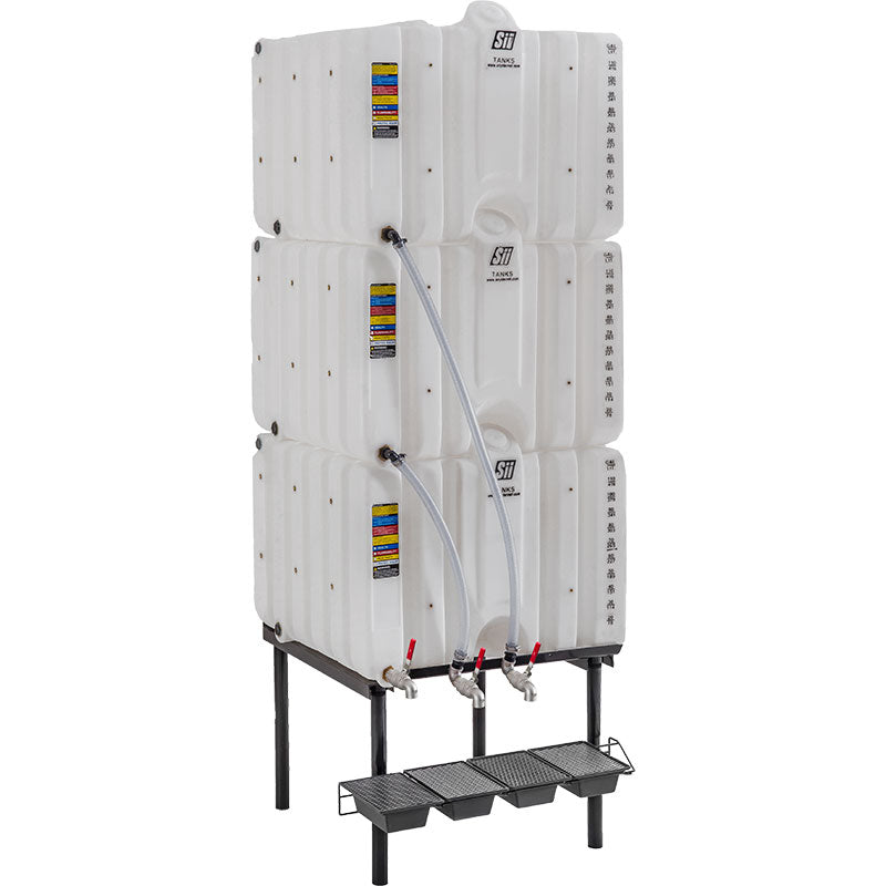 120/120/120 Gallon Cubetainer Gravity Feed System | Proformance Supply
